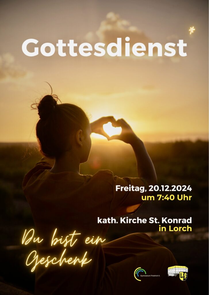 Einladung zum Weihnachtsgottesdienst – Gymnasium Friedrich II.